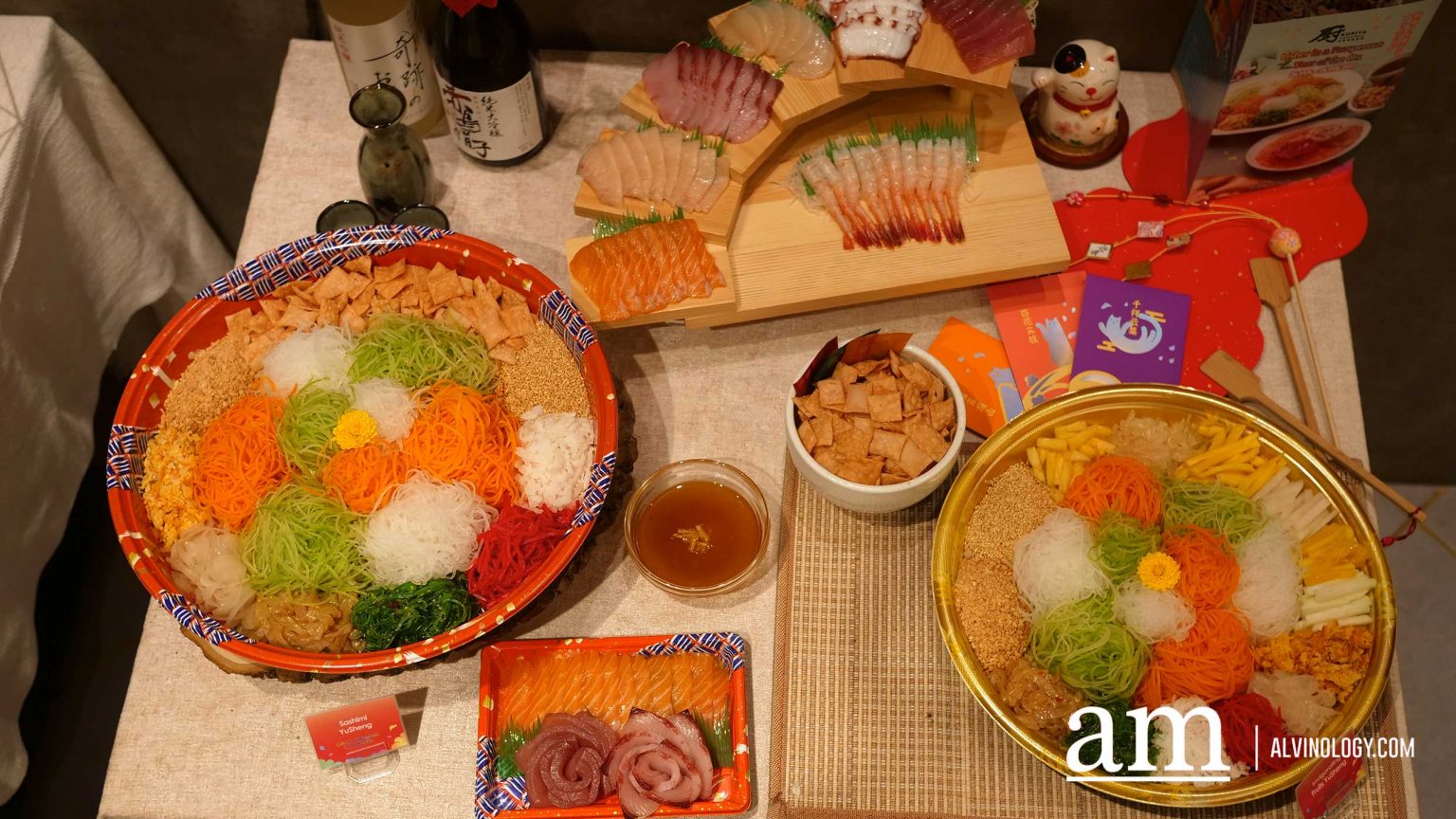 Japanese-style CNY Specialities including Japanese Pen Cai from RE&S ...