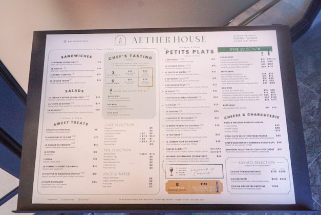 Aether House - New French Restaurant in the CBD serving dishes with ...